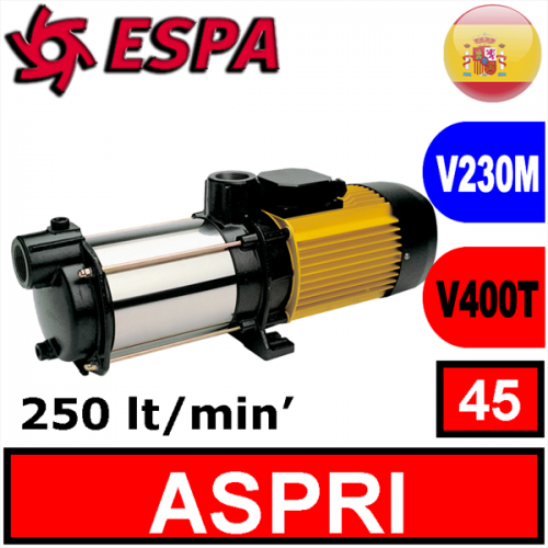 Elettropompa multistadio autoadescante Espa Aspri 45 Espa - Elettropompe multistadio autoadesc.