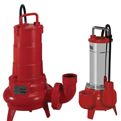 Hydropompe Sommersa monofase trituratrice per fognature e acque sporche ...