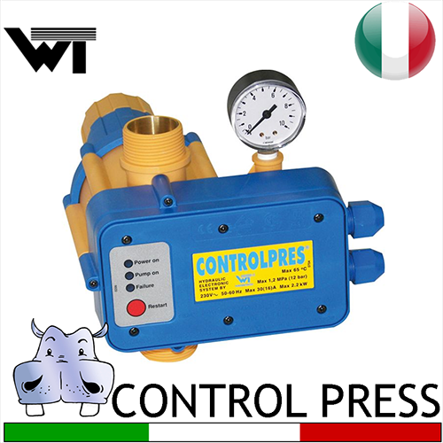Watertech Regolatore di pressione Presscontrol Controlpress pretarato ...