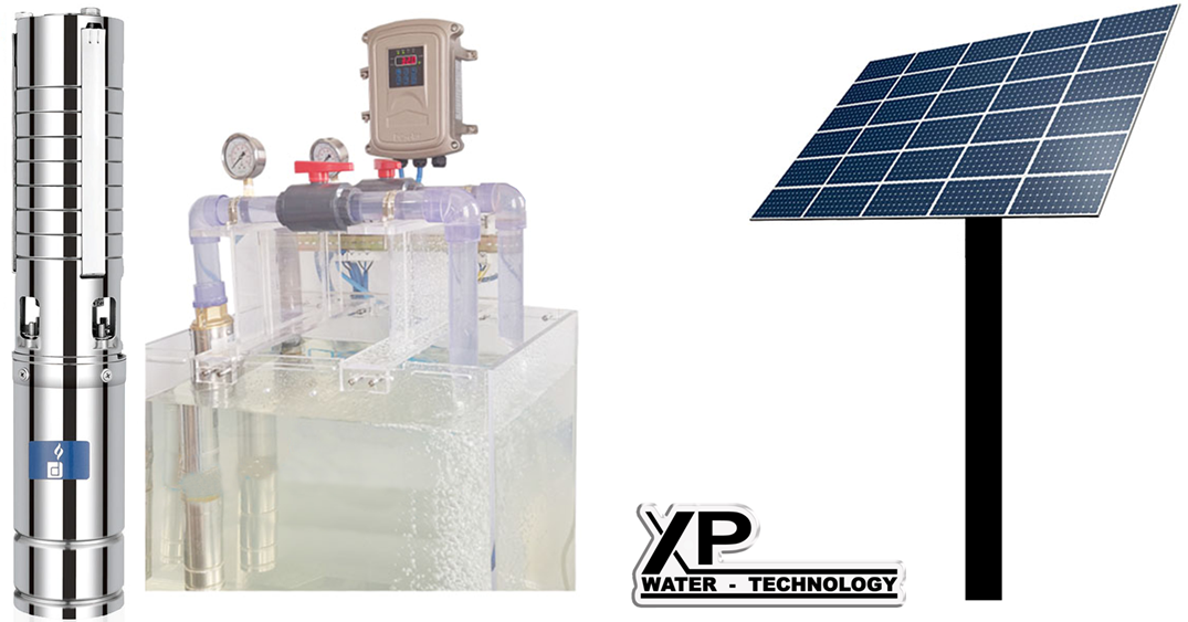 X-POWER - SOLAR KIT 100 - pompa sommersa e drive predisposto per ...