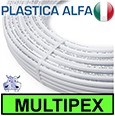 Tubo multistrato MULTIPEX-PLUS polietilene e alluminio DOPPIO spessore ...