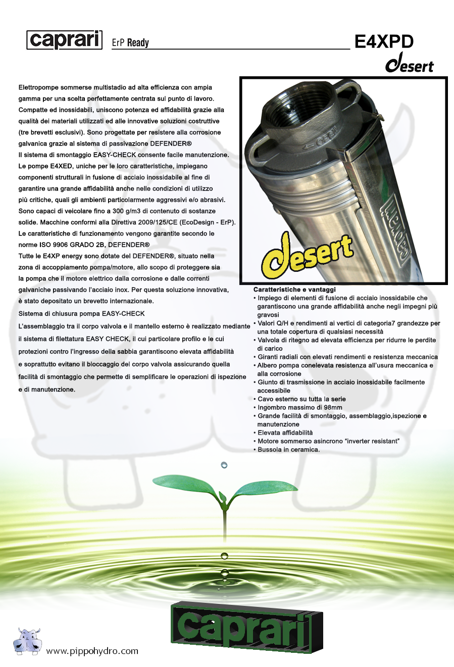 Caprari - Parti idrauliche sommerse E4XPD60 Caprari - Idrauliche ...
