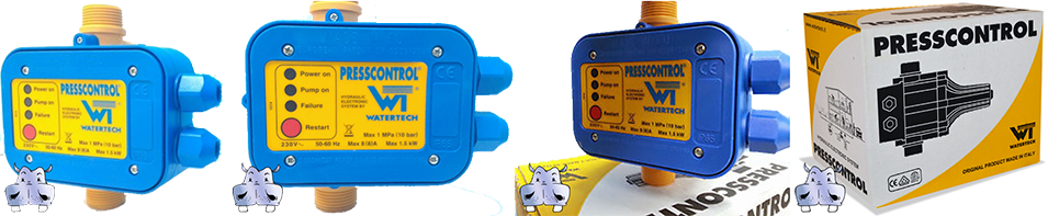 Watertech Regolatore di pressione Presscontrol pretarato - applicabile ...